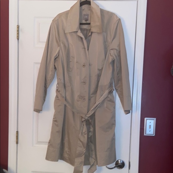 J. Jill | Jackets & Coats | J Jill Plus Size Classic Tan Womens Trench ...